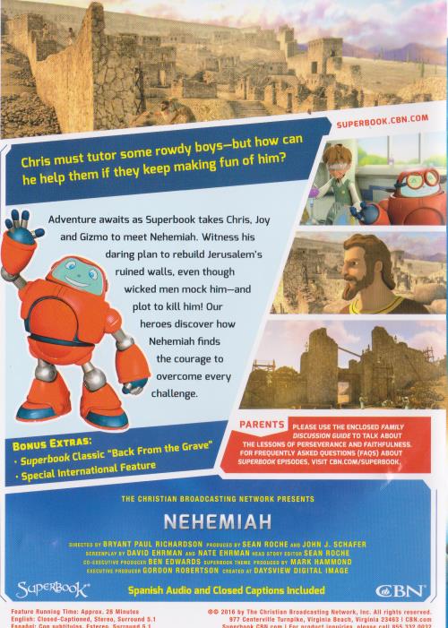 Superbook: Nehemiah – NeverDieMedia