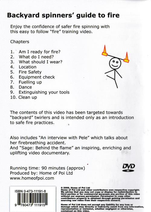 Backyard Spinners' Guide To Fire – NeverDieMedia