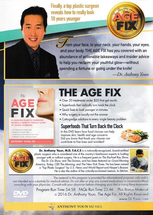 The Age Fix: Superfoods That Turn Back The Clock With Anthony Youn MD ...