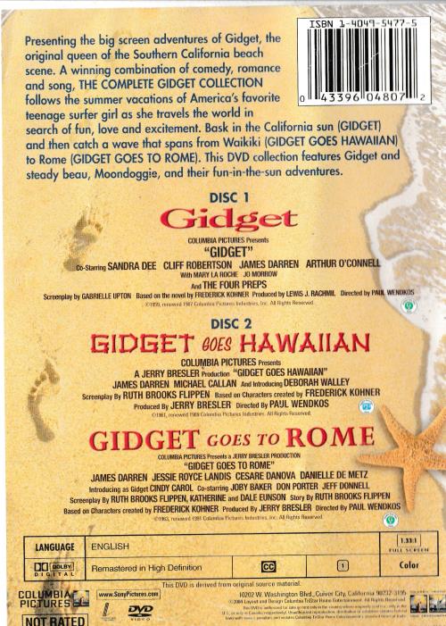 The Complete Gidget Collection 2-Disc Set – NeverDieMedia