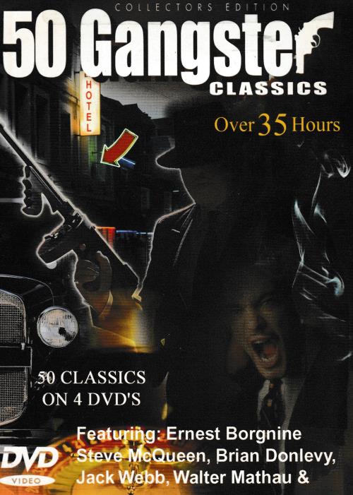 50 Gangster Classics Collector's 4-Disc Set – NeverDieMedia
