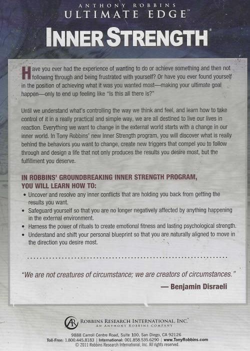 Anthony Robbins Ultimate Edge: Inner Strength Part 1 7-Disc Set ...