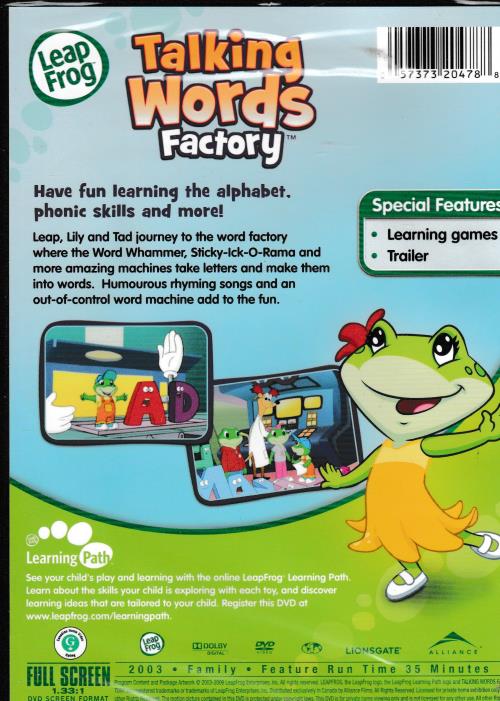LeapFrog: Talking Words Factory 2009 – NeverDieMedia