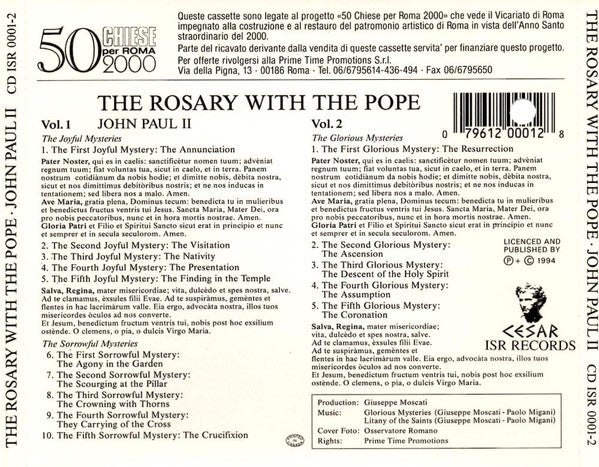 The Rosary With The Pope: John Paul II 2-Disc Set – NeverDieMedia