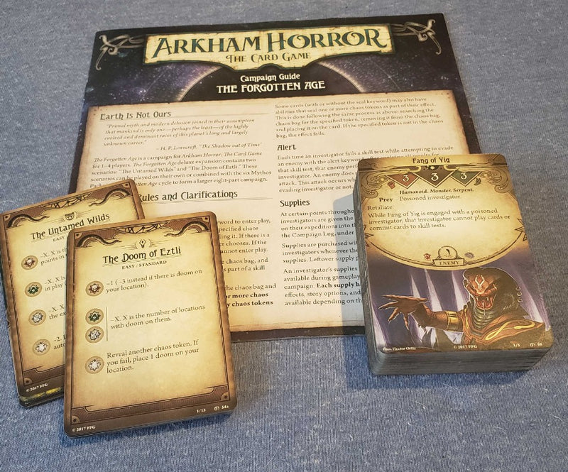 Arkham Horror: The Card Game: The Forgotten Age Campaign Cards ...