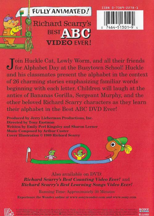 Richard Scarry's Best ABC Video Ever! – NeverDieMedia