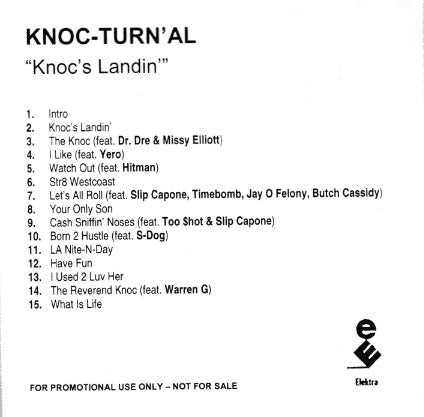 Knoc-Turn'al: Knoc's Landin' 15 Tracks – NeverDieMedia