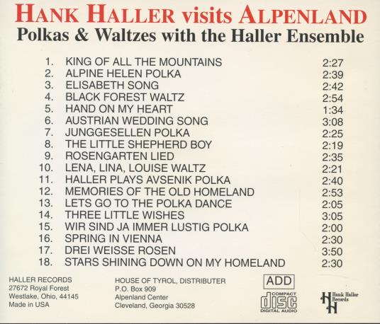 Hank Haller: Visits Alpenland – NeverDieMedia