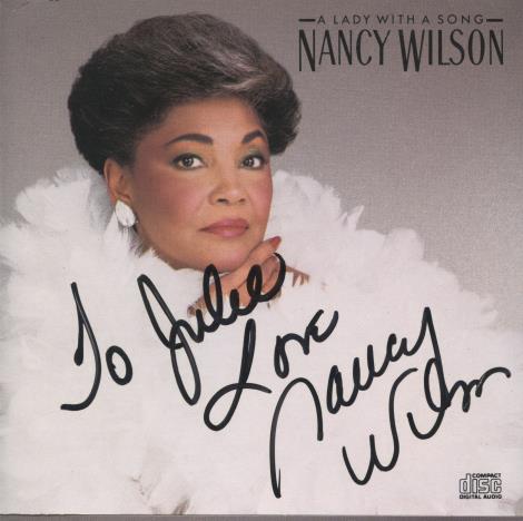 Nancy Wilson: A Lady With A Song Signed – NeverDieMedia