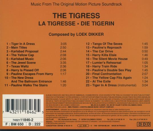 The Tigress: Music From The Original Motion Picture Soundtrack ...