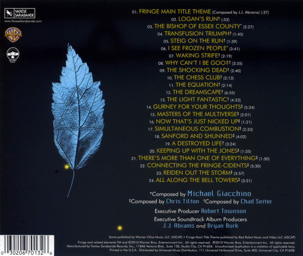 Fringe: Season 1: Original Television Soundtrack – NeverDieMedia