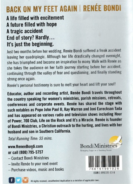 Back On My Feet Again With Renee Bondi – NeverDieMedia