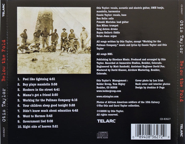 Otis Taylor: Below The Fold Signed – NeverDieMedia