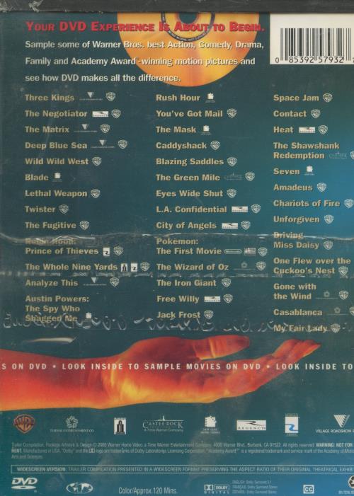 Warner Home Video: Movie DVD Sampler Promo – NeverDieMedia
