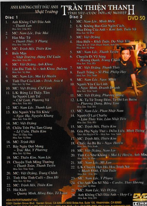Tran Thien Thanh: Anh Khong Chet Dau Anh DVD 50 2-Disc Set – NeverDieMedia