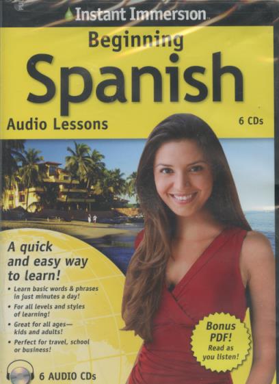 Instant Immersion: Beginning Spanish 6-Disc Set – NeverDieMedia