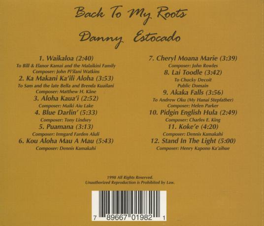 Danny Estocado: Back To My Roots Signed – NeverDieMedia