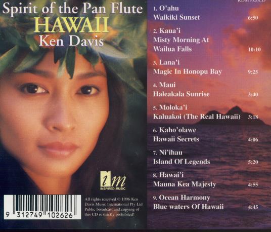 Ken Davis: Spirit Of The Pan Flute: Hawaii – NeverDieMedia