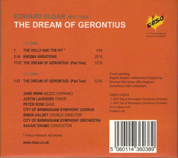 Elgar: The Dream Of Gerontius 2-Disc Set – NeverDieMedia