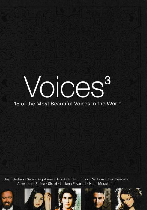 Voices 3: 18 Of The Most Beautiful Voices In The World w/ No Booklet ...