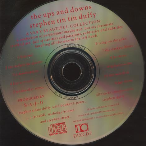 Stephen Duffy: The Ups And Downs w/ Back Artwork – NeverDieMedia