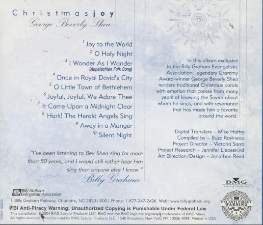 George Beverly Shea: Christmas Joy – NeverDieMedia
