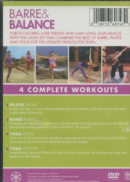 Barre & Balance: 4 DVD Workout Set 4-Disc Set – NeverDieMedia