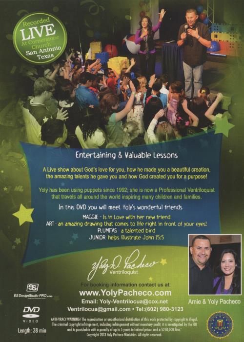 Yoly Pacheco Ventriloquist Show: You Are God's Masterpiece Vol. 5 ...