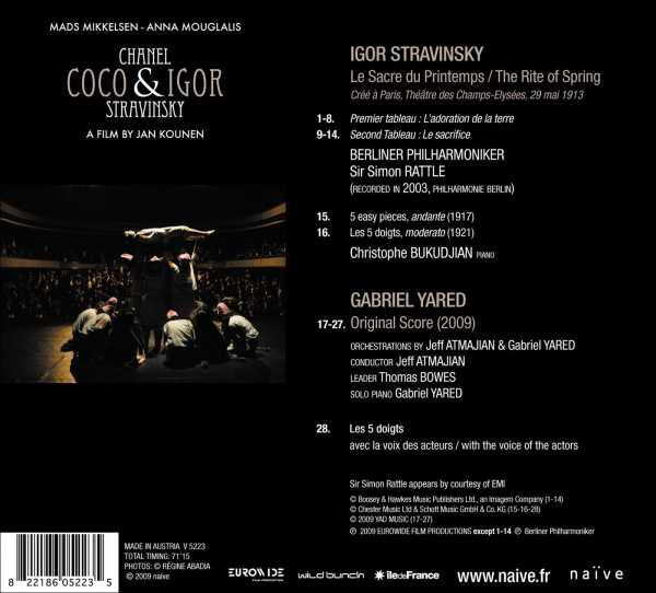 Coco Chanel & Igor Stravinsky Soundtrack w/ No Inner Booklet ...
