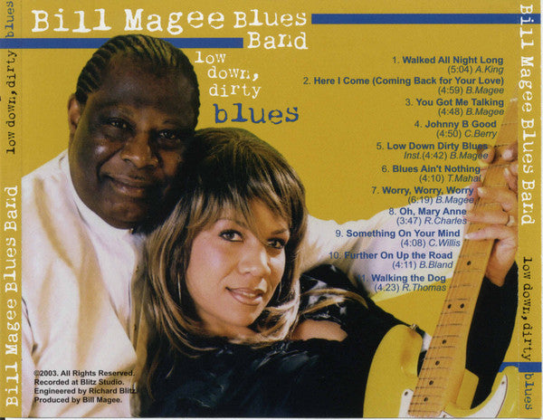 Bill Magee Blues Band: Low Down, Dirty Blues Signed – NeverDieMedia