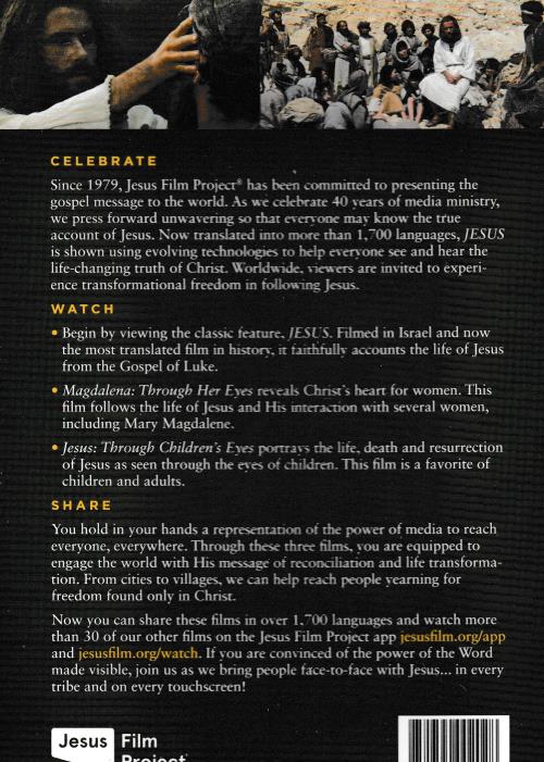 Jesus Film Project: Celebrating 40 Years 3-Disc Set – NeverDieMedia