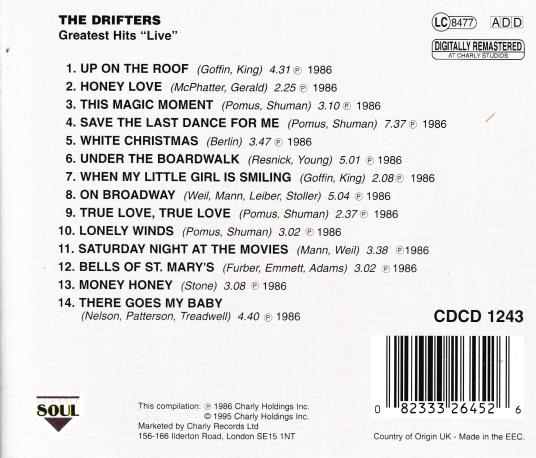 The Drifters: Greatest Hits Live – NeverDieMedia