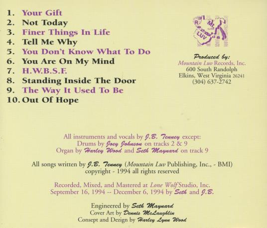 J.b. Tenney: Standing Inside The Door – NeverDieMedia