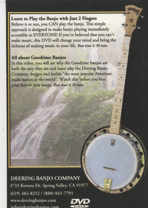All About Goodtime Banjos / Learn To Play The Banjo With 2 Fingers ...
