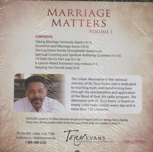 Marriage Matters Volume 1 – NeverDieMedia