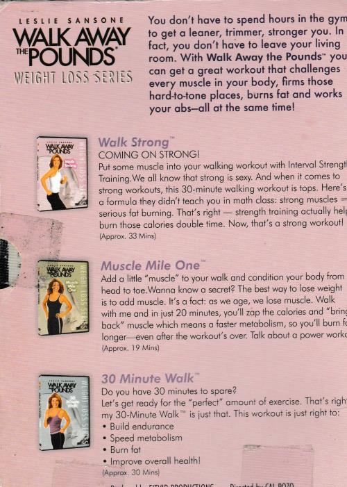 Leslie Sansone: Walk Away The Pounds: Walk Strong, Muscle Mile One & 3 ...