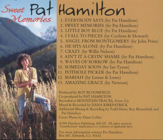 Pat Hamilton: Sweet Memories – NeverDieMedia