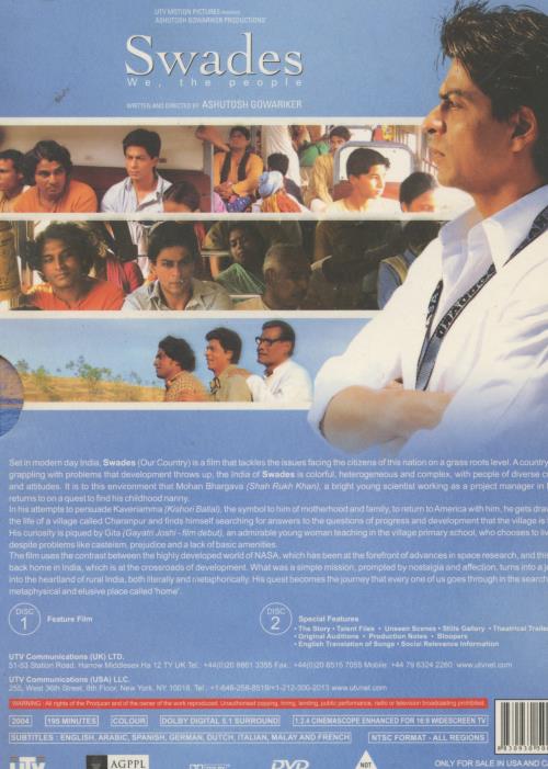 Swades: We The People 2-Disc Set – NeverDieMedia