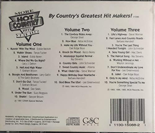 More Hot Country Hits 3-Disc Set – NeverDieMedia