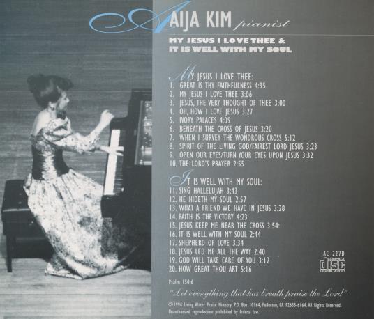 Aija Kim: My Jesus I Love Thee & It Is Well With My Soul – NeverDieMedia