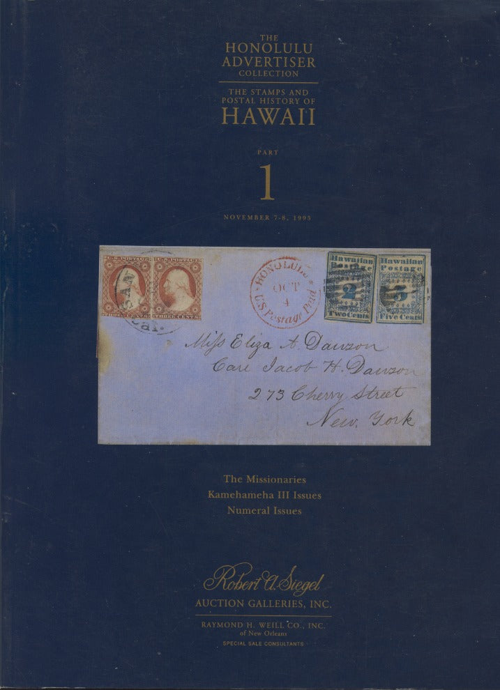 The Honolulu Advertiser Collection: The Stamps And Postal History Of H ...