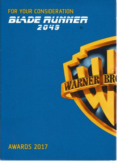 Blade Runner 2049 Blue Cover FYC – NeverDieMedia