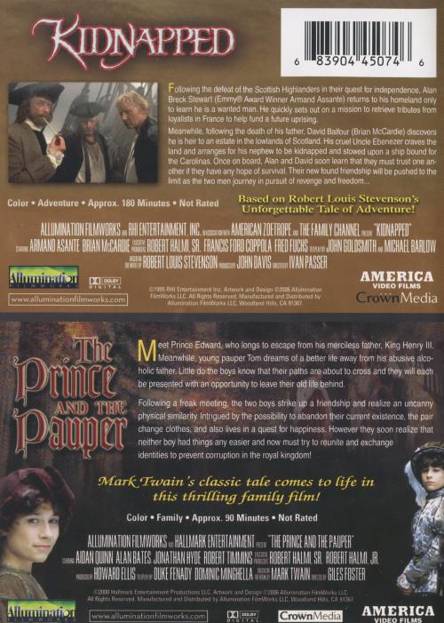 Kidnapped / The Prince And The Pauper – NeverDieMedia