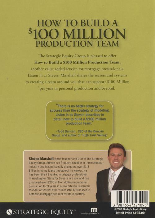 How To Build A $100 Million Production Team 2-Disc Set – NeverDieMedia