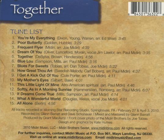 Midiri Brothers Septet: Together – NeverDieMedia