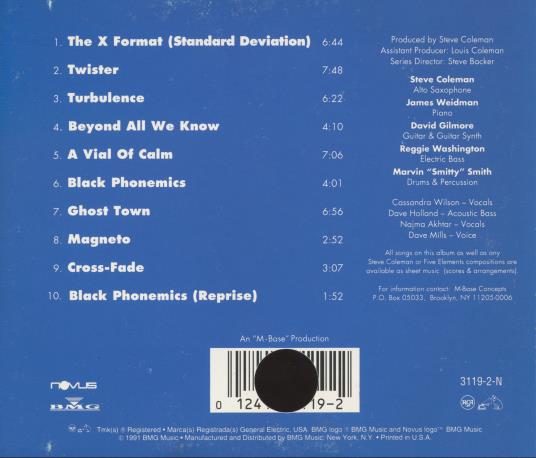 Steve Coleman And Five Elements: Black Science – NeverDieMedia