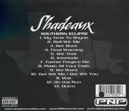 Shadeaux: Southern Eclipse – NeverDieMedia