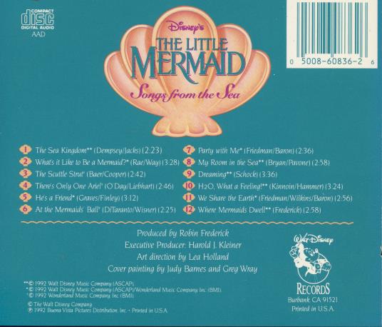 Disney's The Little Mermaid: Songs From The Sea – NeverDieMedia