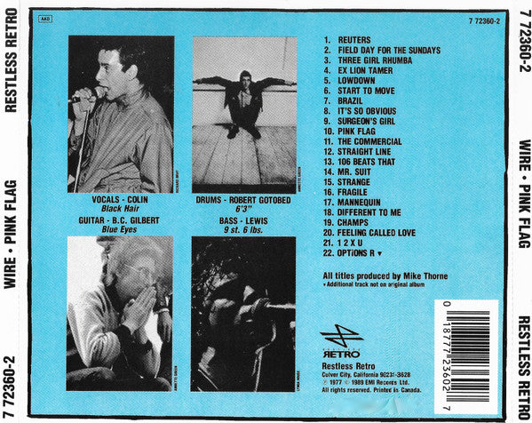 Wire: Pink Flag – NeverDieMedia