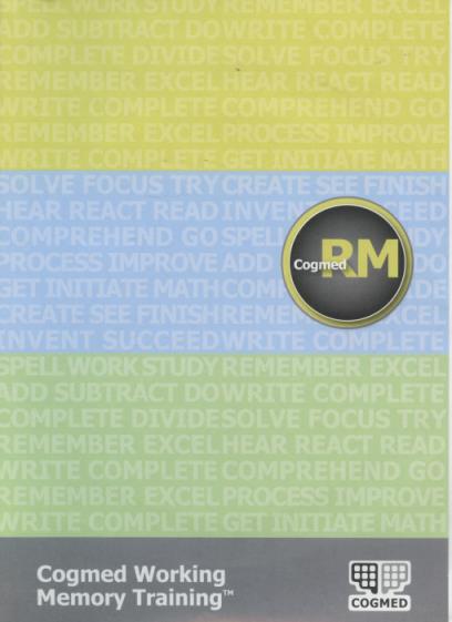 Cogmed RM: Cogmed Working Memory Training – NeverDieMedia